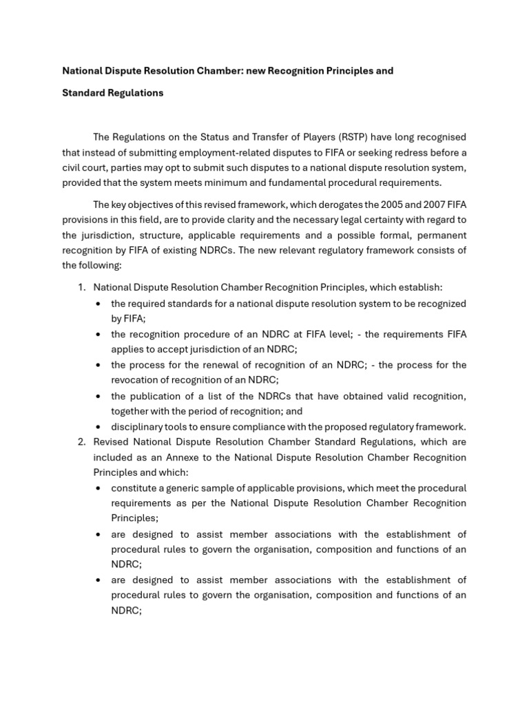 NDRC Recognition Principles and Regulations | PDF | Dispute Resolution ...