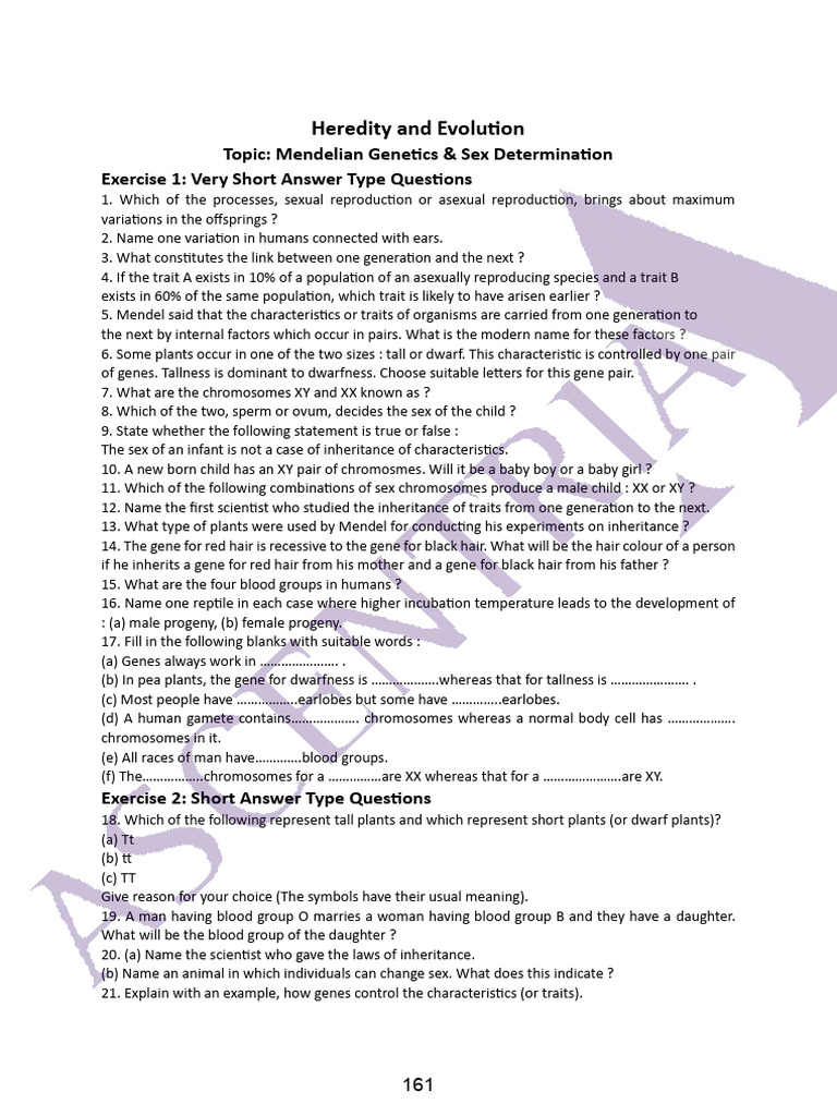 Heredity and Evolution | PDF | Dominance (Genetics) | Genotype