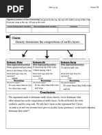 Scale Model of Earth's Layers | PDF | Tectonics | Geophysics