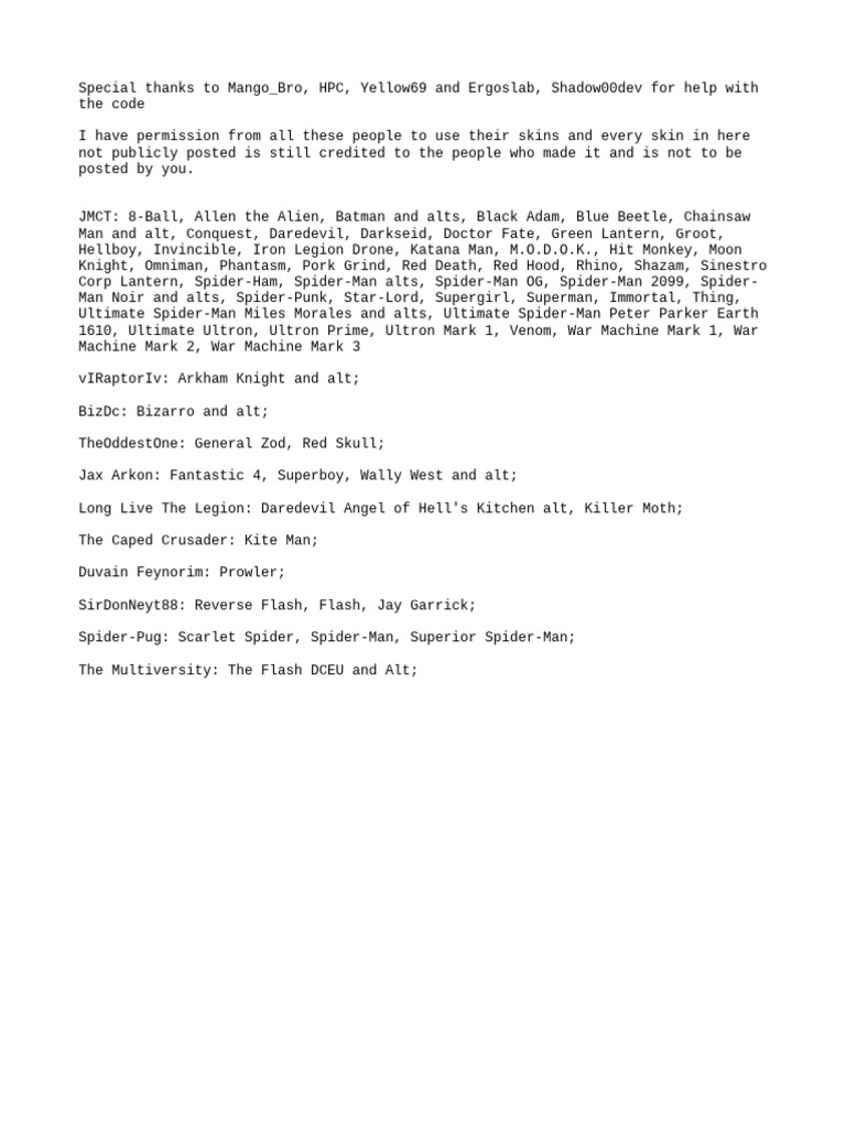 Credits | PDF