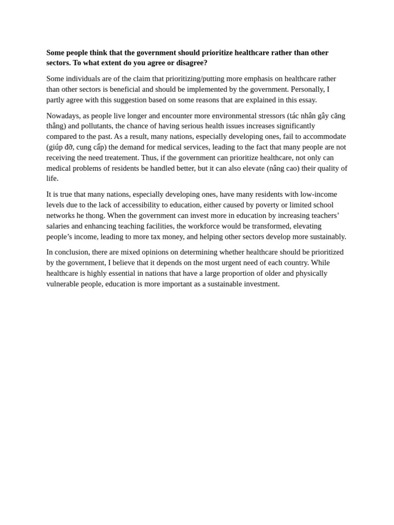 Task2 Prioritizehealthcare | PDF