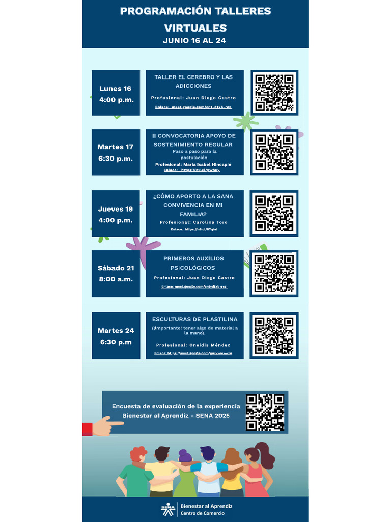 Junio 16 Al 24 - Programación Bienestar Al Aprendiz | PDF