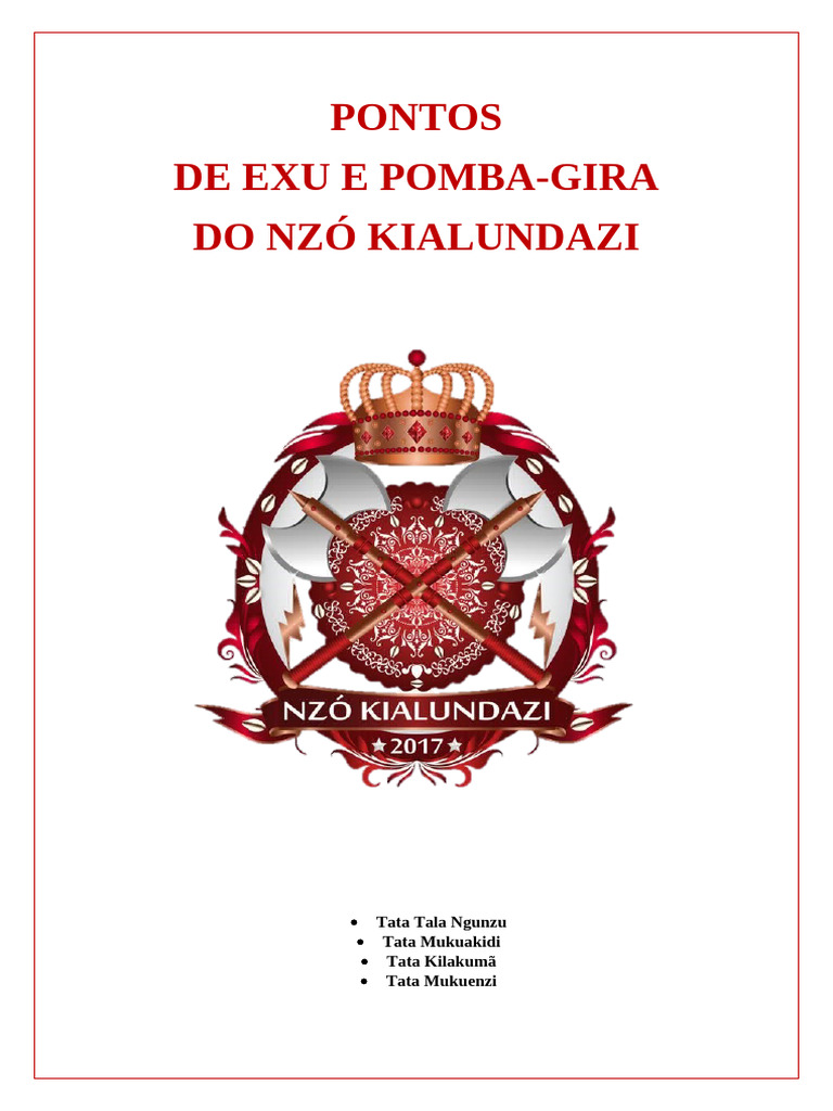 Pontos de Exu e Pomba Gira | PDF