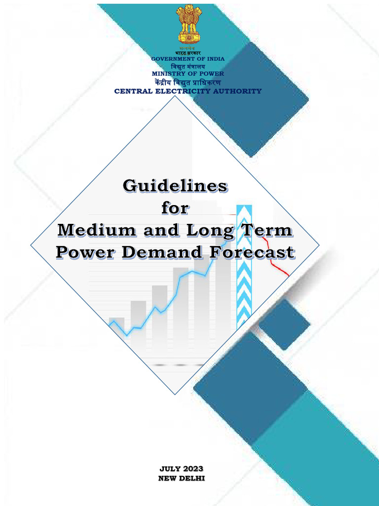 Guidelines For Medium and Long Term Demand Forecast-2 | PDF | Least ...
