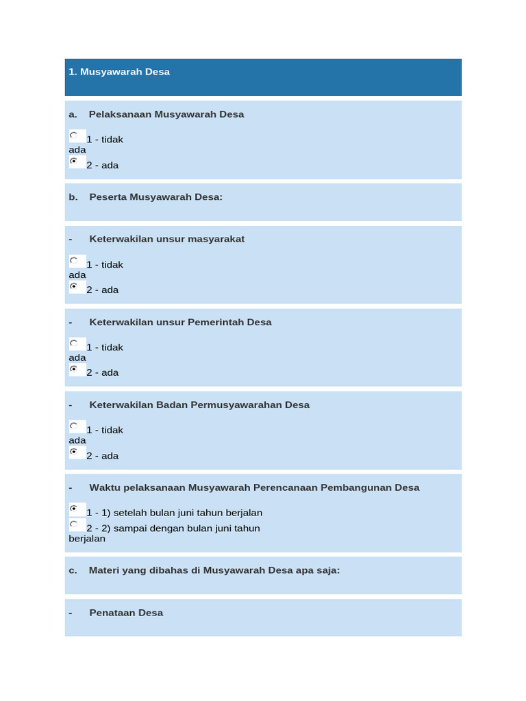 I Pemerintahan Desa | PDF