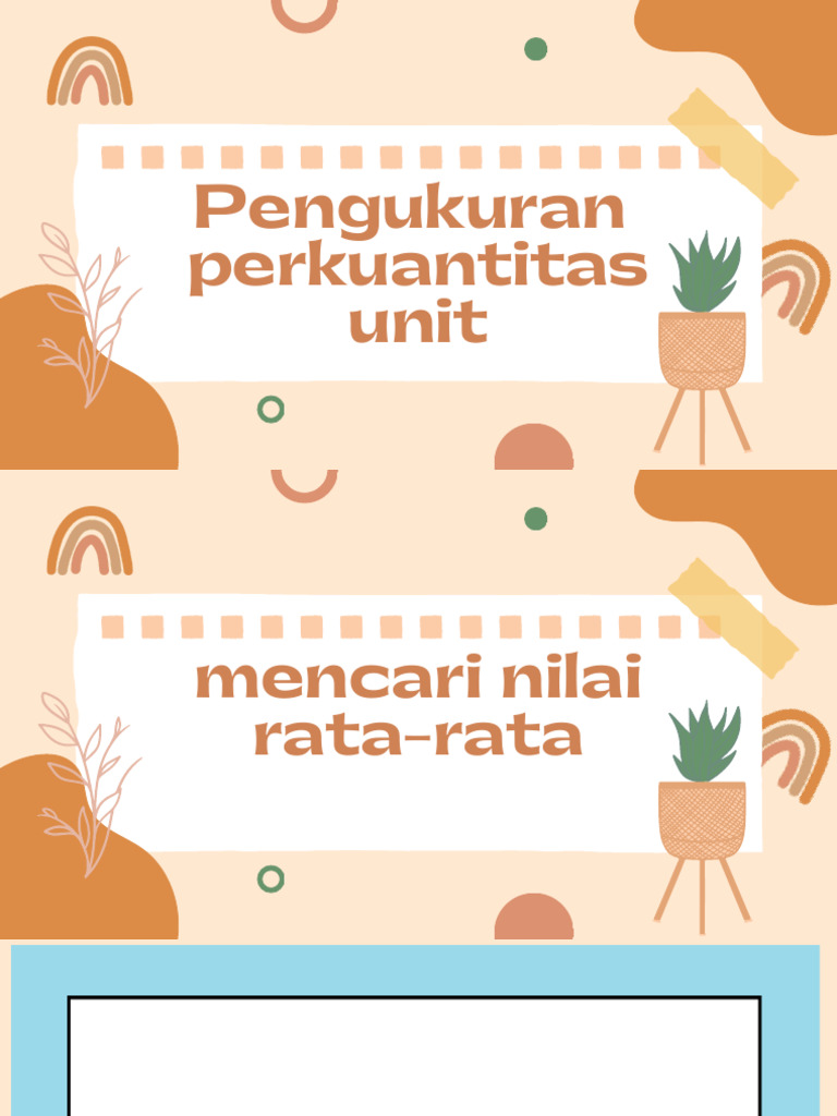 Kuantitas Rata Rata | PDF