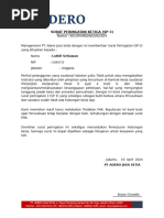 5 Contoh Surat Peringatan Untuk Karyawan (Teguran, SP1, SP2, SP3) | PDF ...