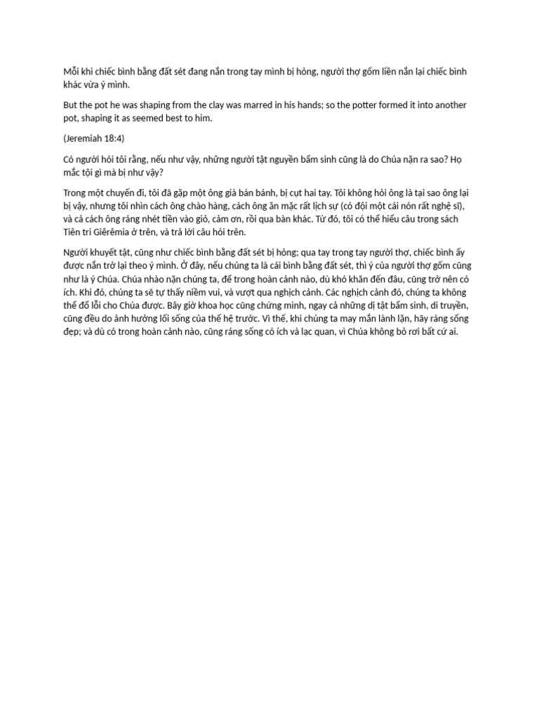 Jeremiah 18 4 | PDF