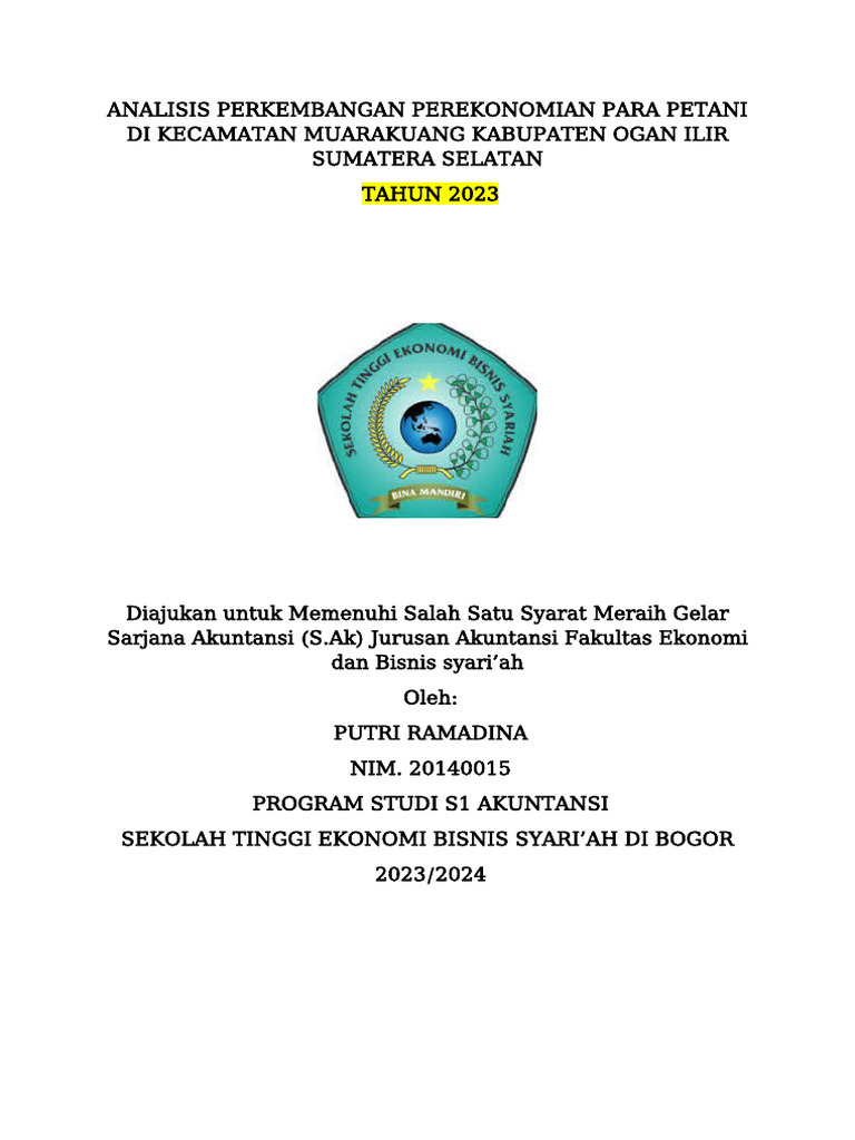 Tugas Uts Seminar Akutansi (Putri Ramadina) 20140015 (1) | PDF