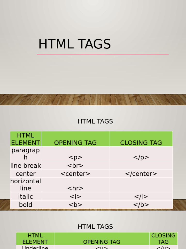 HTML Tags2 | PDF