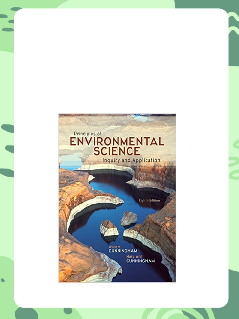(Ebook PDF) Principles of Environmental Science 8th Edition Download ...
