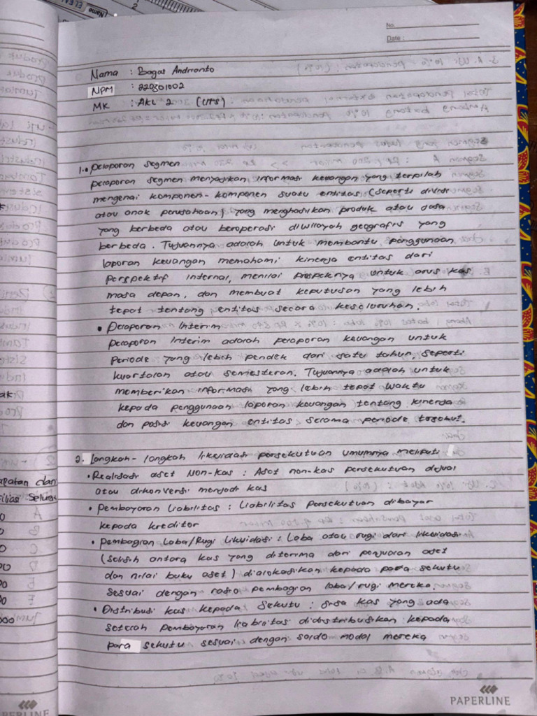 Bagas Andrianto UTS AKL 2 | PDF