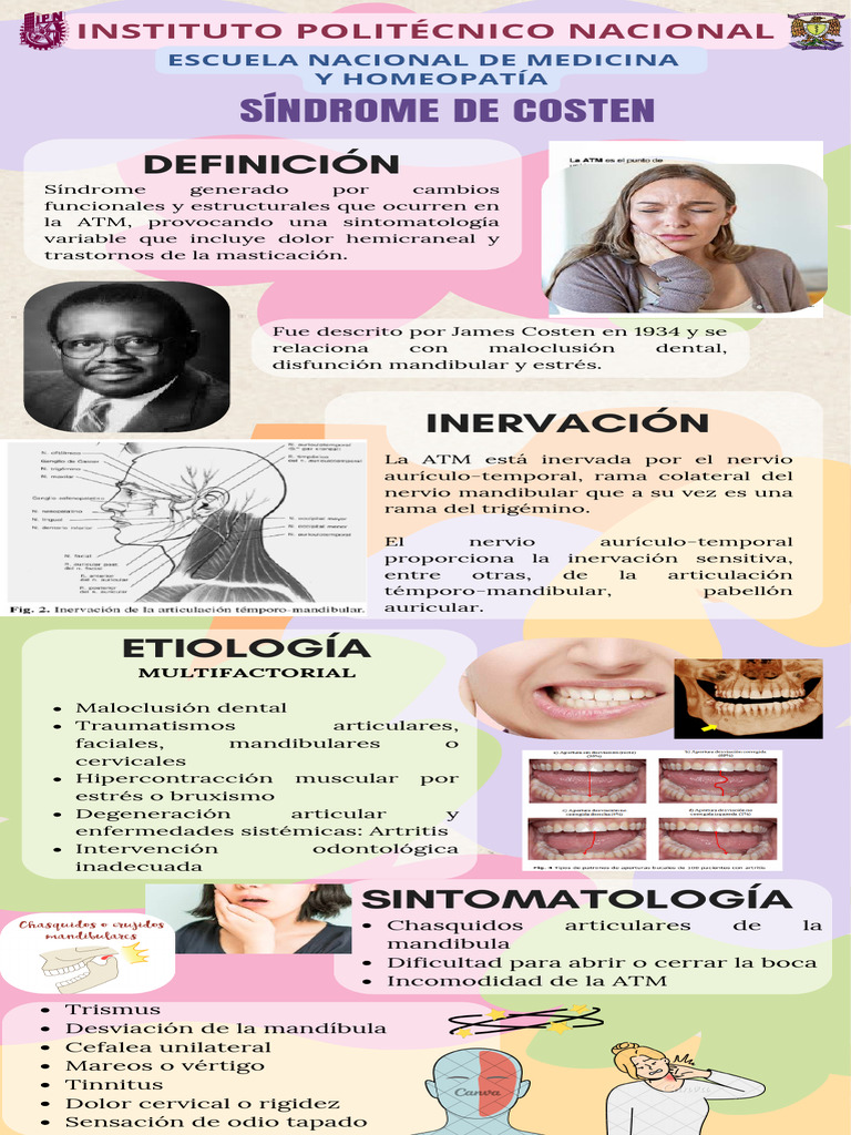 Sindrome de Costen 7pm2 Juarez Danna | PDF | Enfermedades y trastornos ...