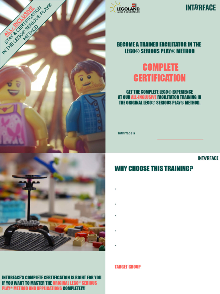 LEGO® Serious Play® Facilitator Certification | PDF | Knowledge | Lego
