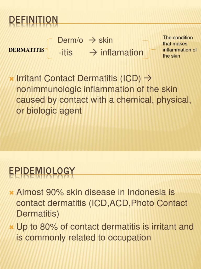 Irritant Contact Dermatitis 2 | Dermatitis | Inflammation
