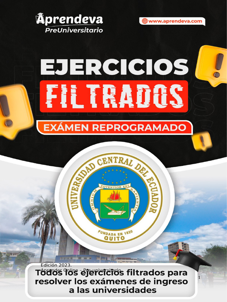 Ejercicios Filtrados Uce 2 | PDF | Predicado (Gramática) | Asunto (gramática)