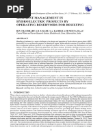 Desilting Basin Operation Guidelines | PDF | Sediment | Deposition ...