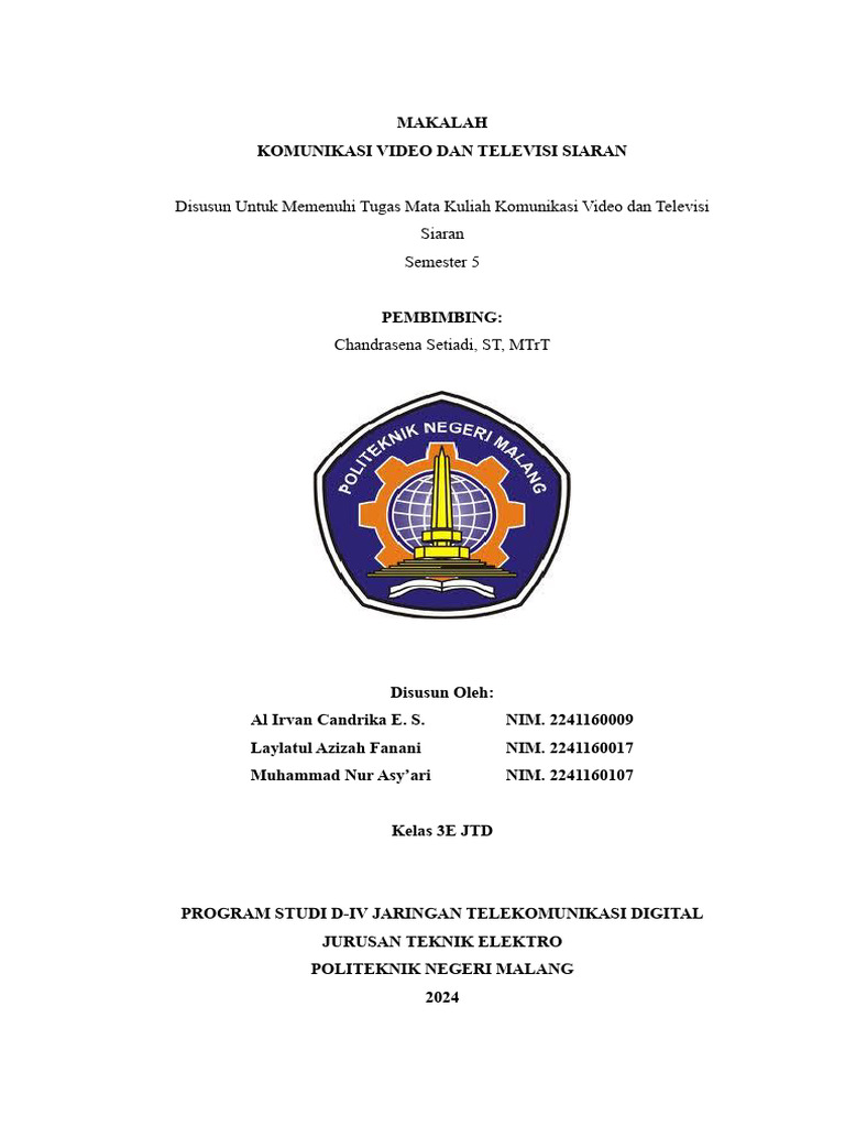 Standar Penyiaran Analog: NTSC, PAL, SECAM | PDF
