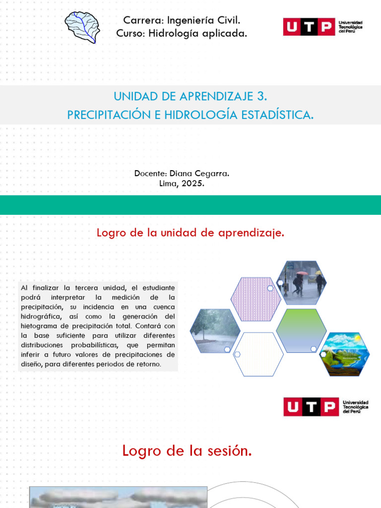 Sesión 10 Curvas IDF | PDF | Precipitación | Ciencias de la Tierra