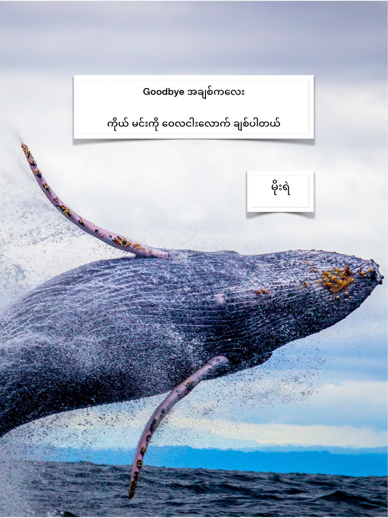 Goodbye My Love by Moe Ye | PDF