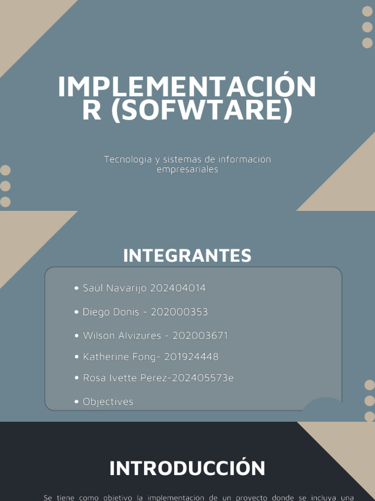 Implementación R (Sofwtare) | PDF