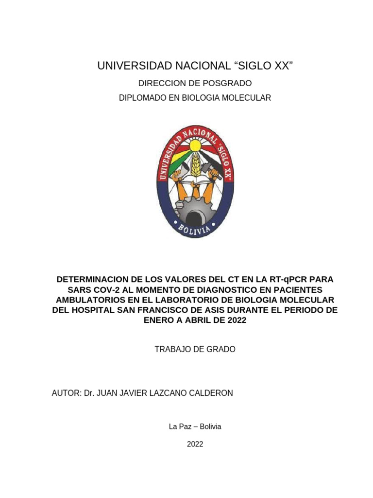 Monografia Dr. Javier Lazcano | PDF | Adn | Virus