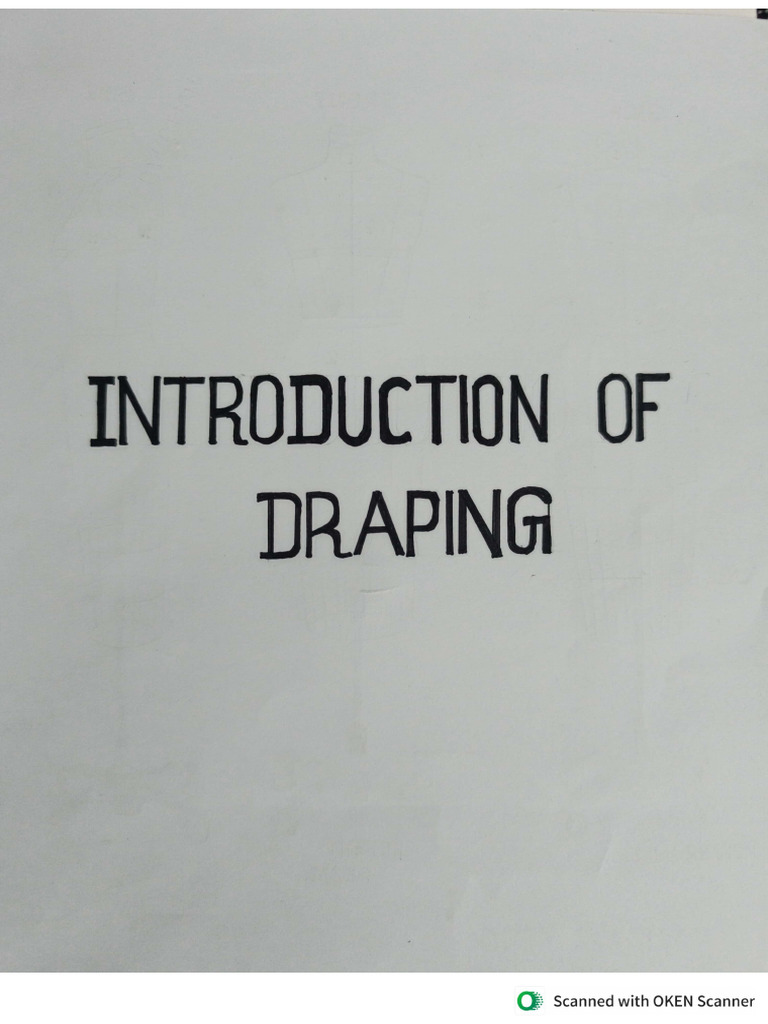 Introduction of Draping | PDF