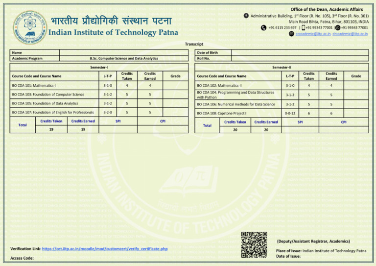CSDA Autumn 2024 - Semester-II Transcript | PDF
