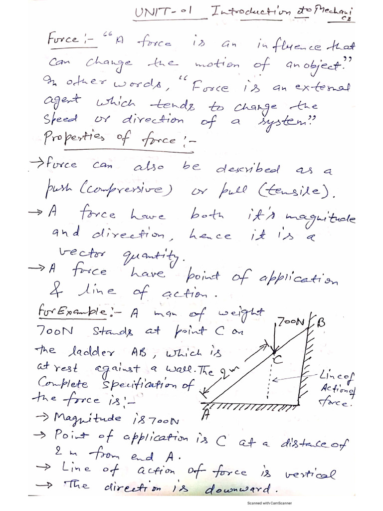 Introduction To Mechanics | PDF