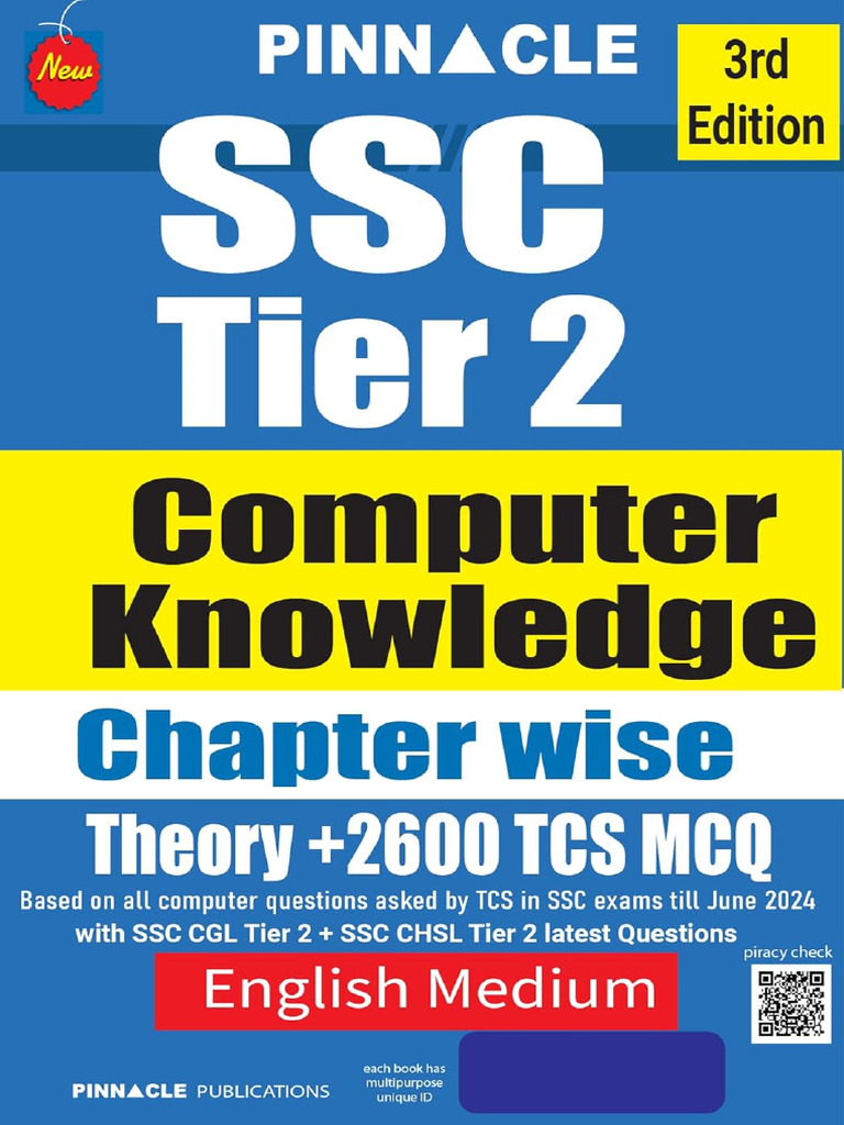 Pinnacle SSC CGL Tier 2 Computer Knowledge 3rd Edition English M | PDF | Computer File | Adobe ...