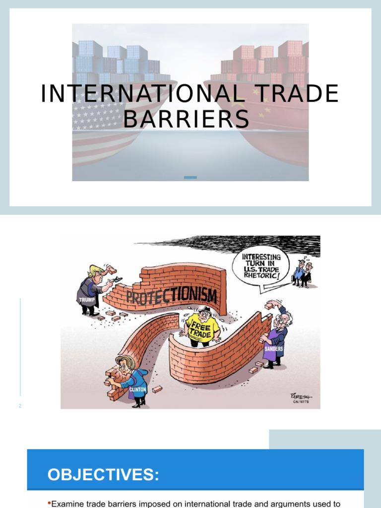 International Trade Barriers Symms International Marketing 8 | PDF