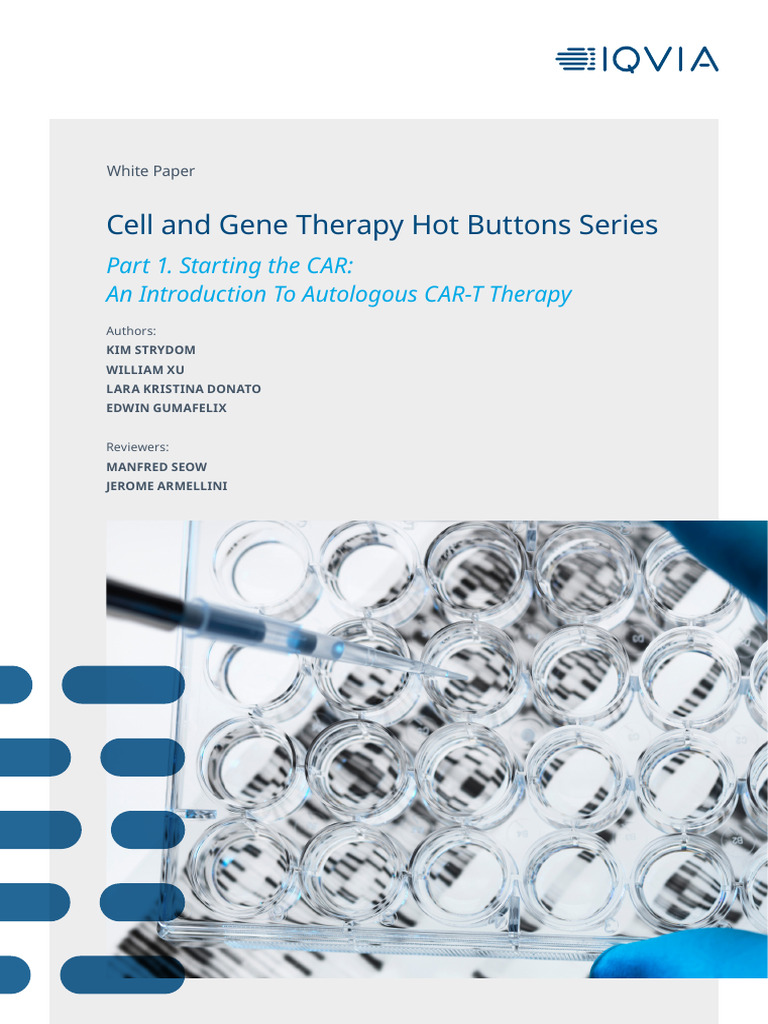 Starting The Car An Introduction To Autologous Car T Therapy | PDF ...