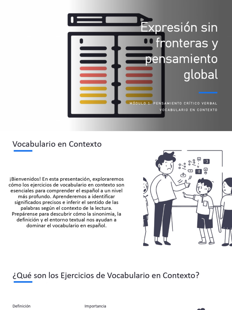 Vocabulario en Contexto: Clave del Español | PDF | Palabra | Léxico