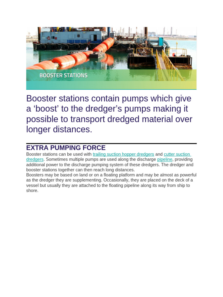 Booster Stations | PDF