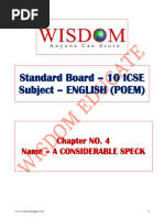 A Considerable Speck | PDF | Mind | Behavioural Sciences