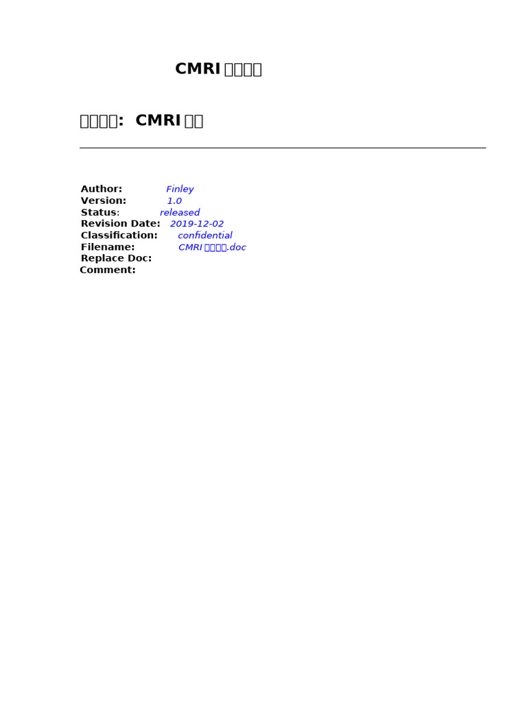 CMRI G - ¿ | PDF