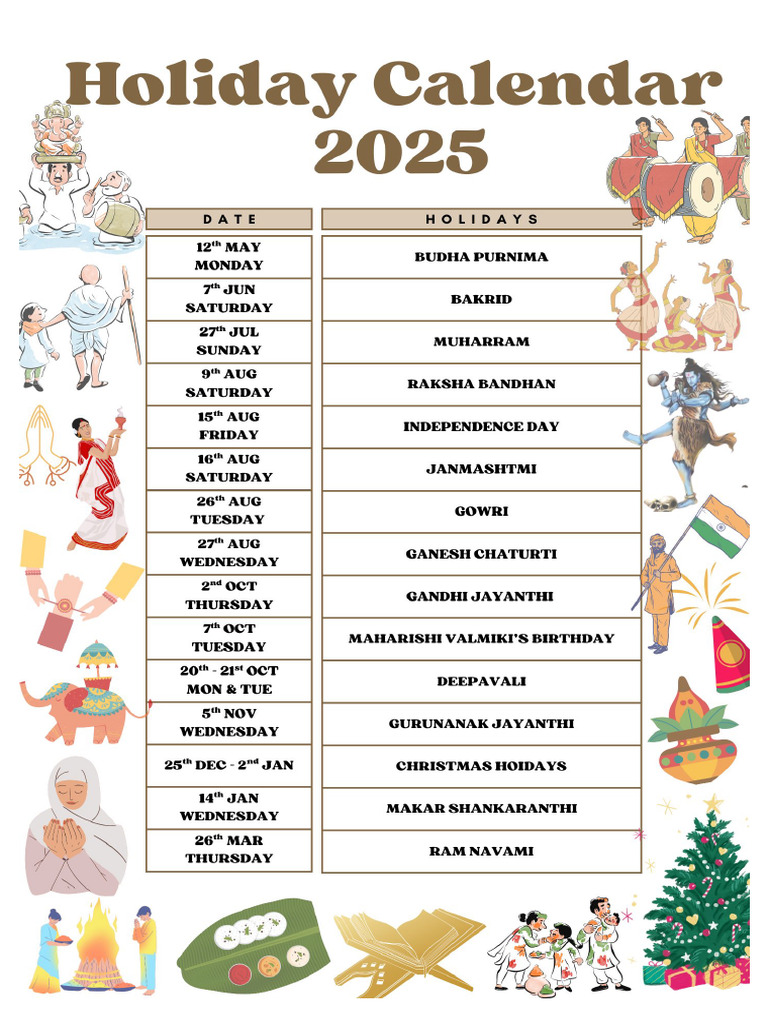 Holidays | PDF