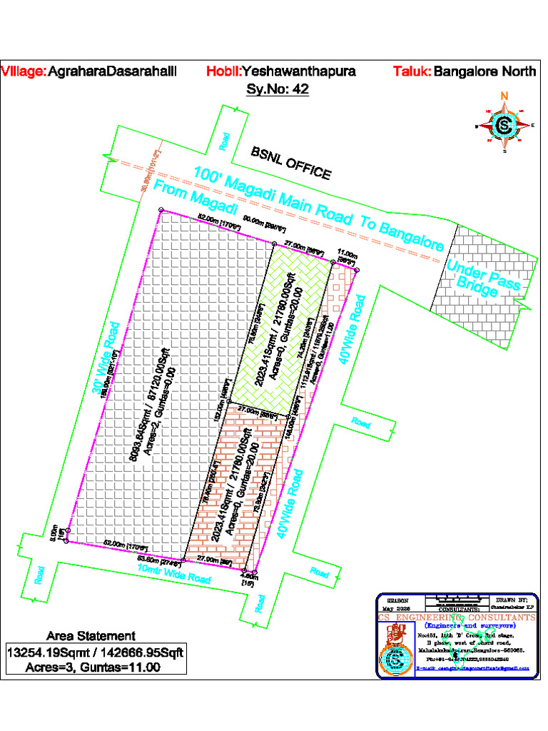 Agrahara Dasarahalli Sy No 42-Magadi Road | PDF