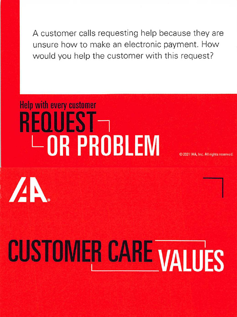 CCV - Flash Card Set 7 - Request - Problem | PDF