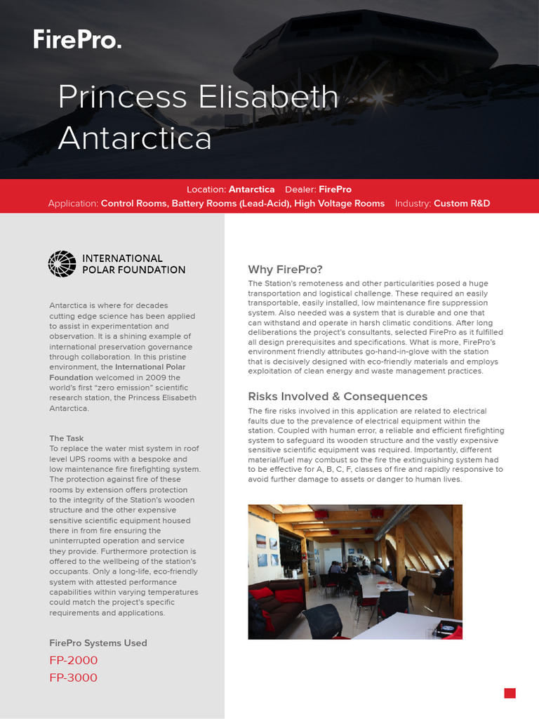 Fire Safety Solutions for Antarctica Station | PDF | Fires | Firefighting
