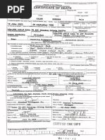 Pakistan Death Certificate | PDF