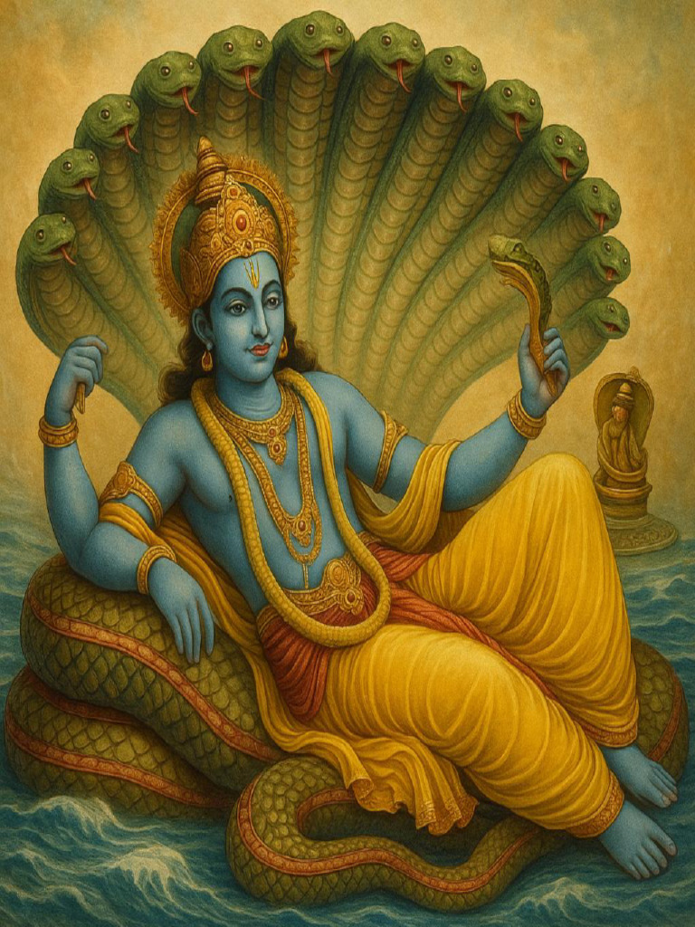 Shesh Naag Vishnu Image | PDF
