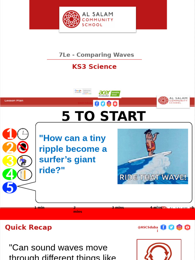 7le Comparing Waves | PDF | Waves | Physical Phenomena