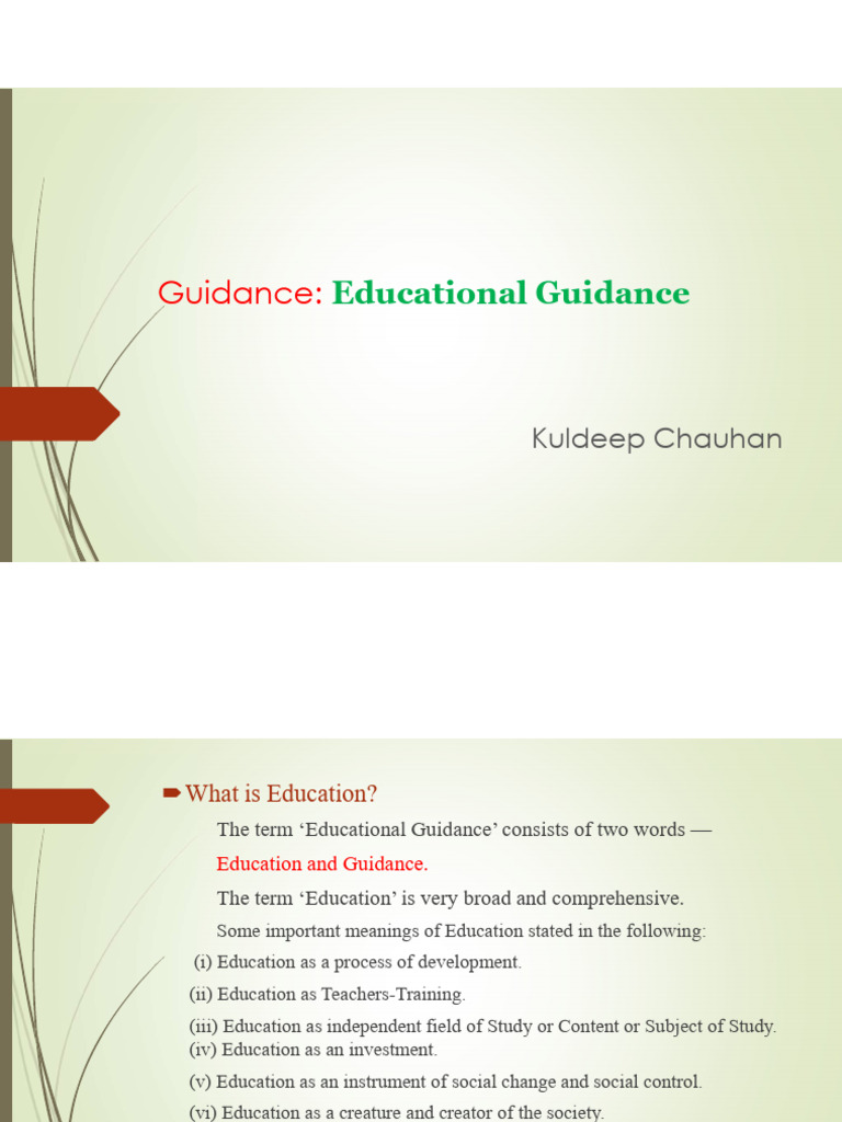 Educational Guidance | PDF | Curriculum | Intelligence