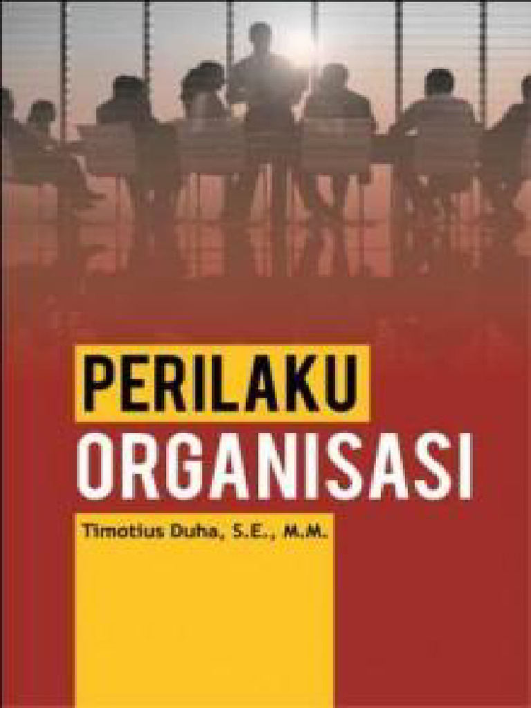 Perilaku Organisasi - Timotius | PDF