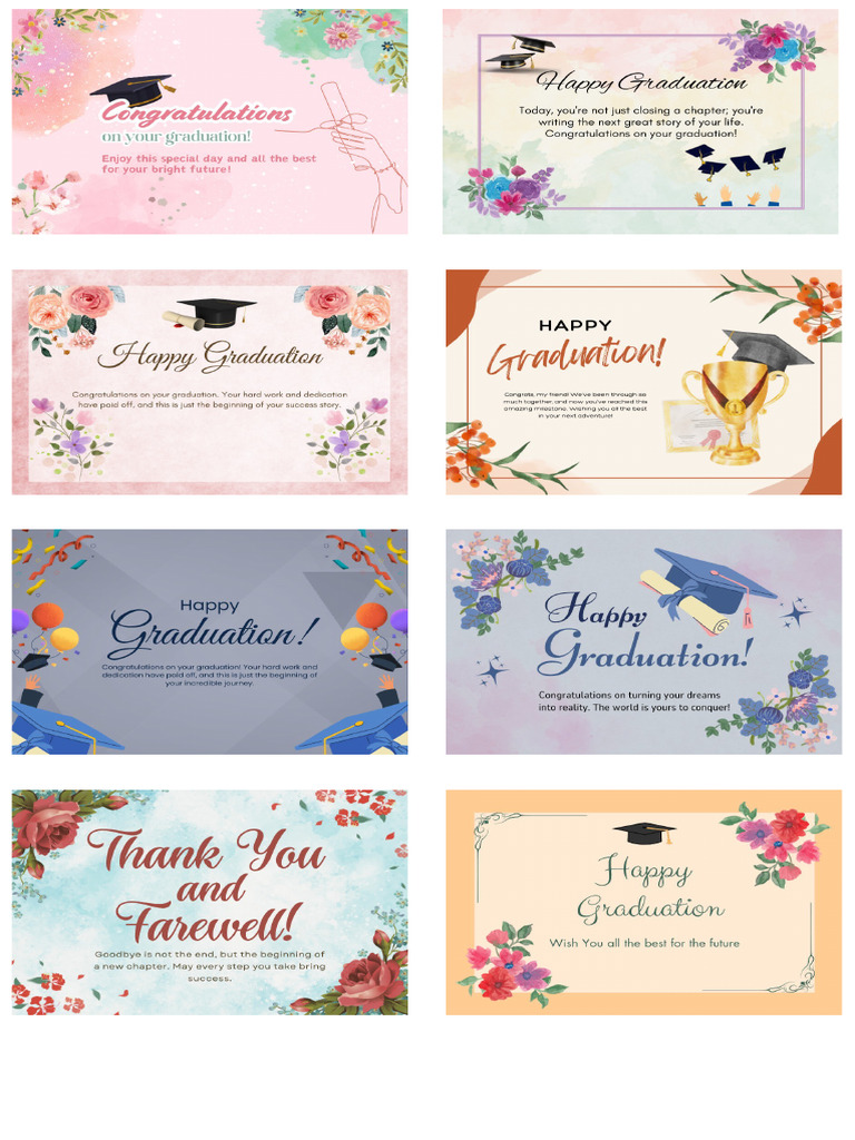 Kartu Ucapan Graduation | PDF
