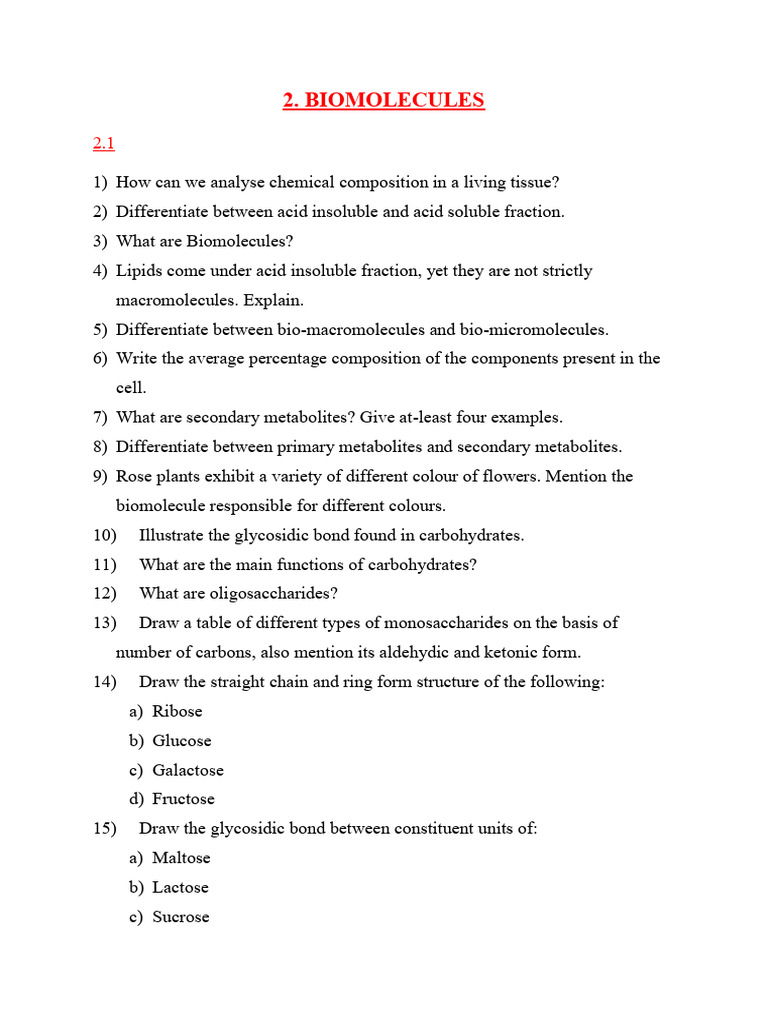 Understanding Biomolecules and Their Functions | PDF | Enzyme ...