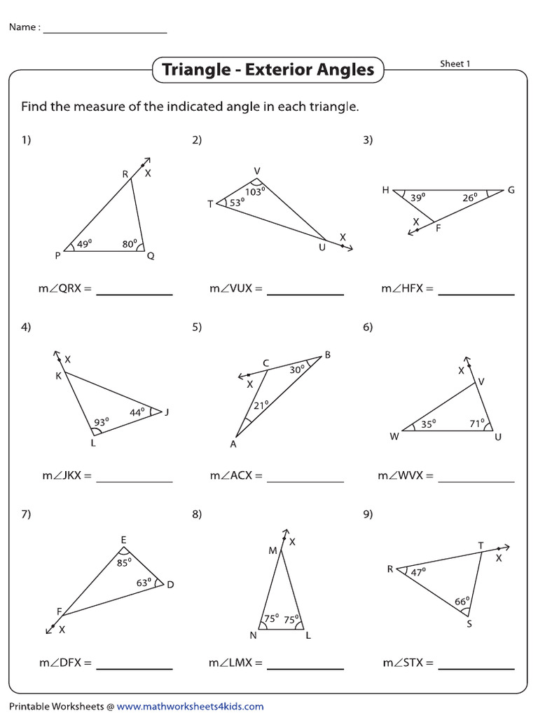 G5 Finding Ext Angles | PDF