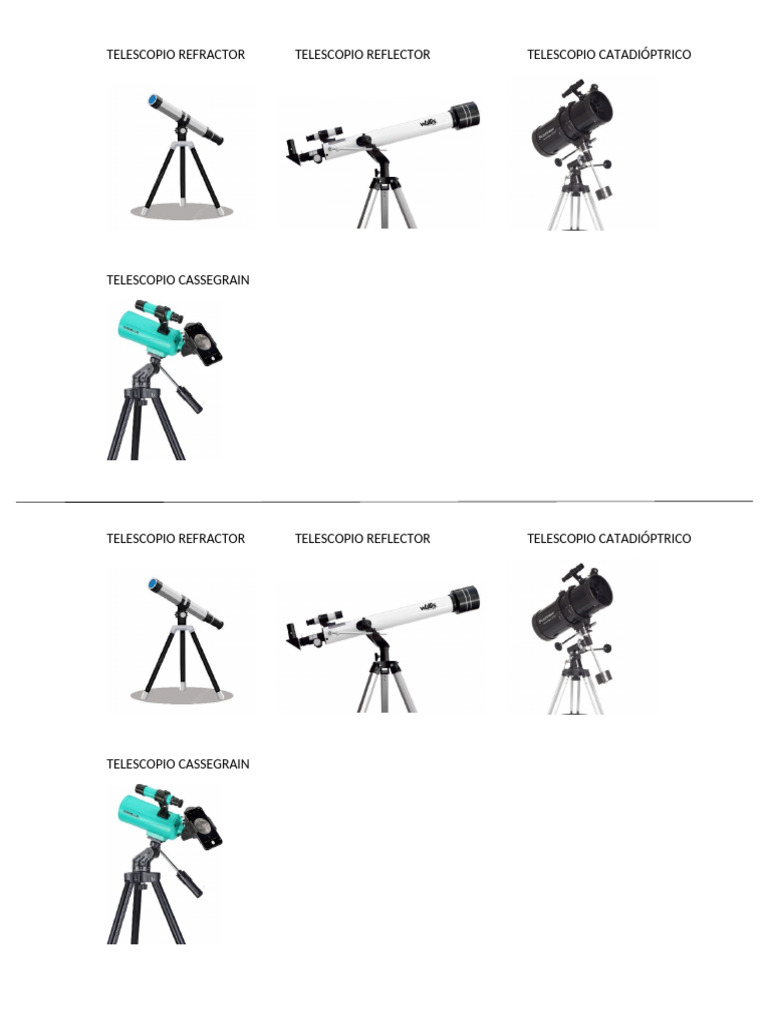 Tipos de Telescopios | PDF