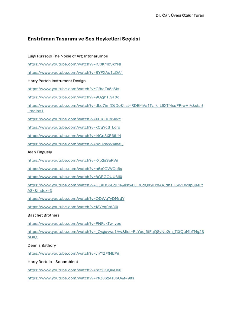 Sound-Music Instrument Design | PDF | Music Technology | Musical ...